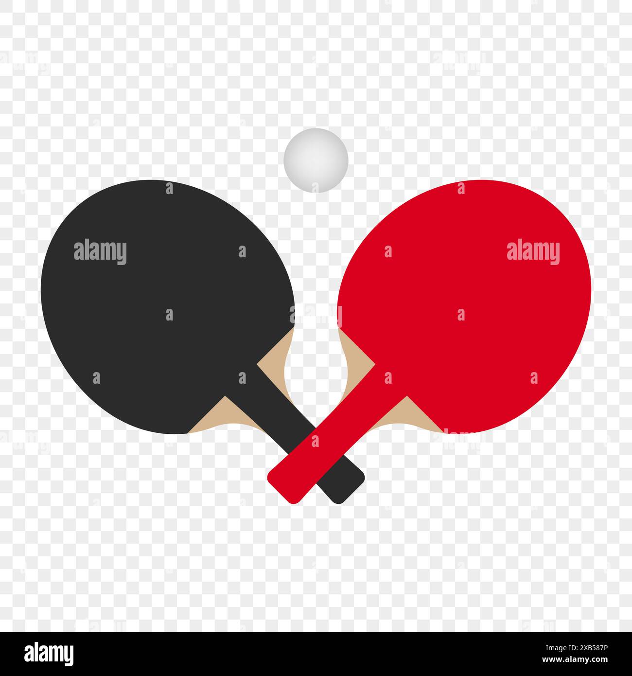 Ping pong rackets sport icon. Ping pong or table tennis rackets Stock Vector Image & Art - Alamy