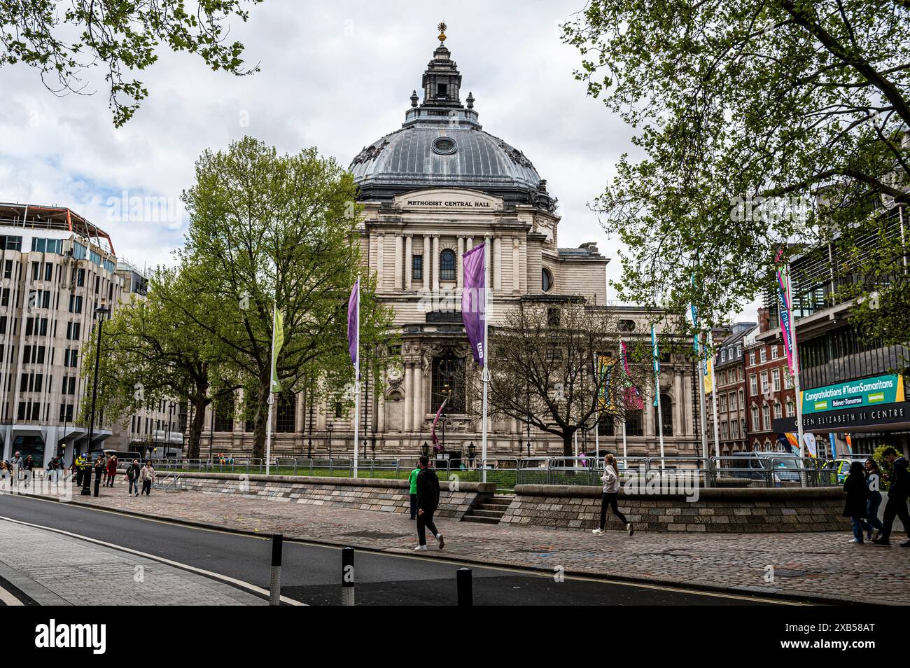 Methodist Central Hall in Westminster London Stock Photo - Alamy