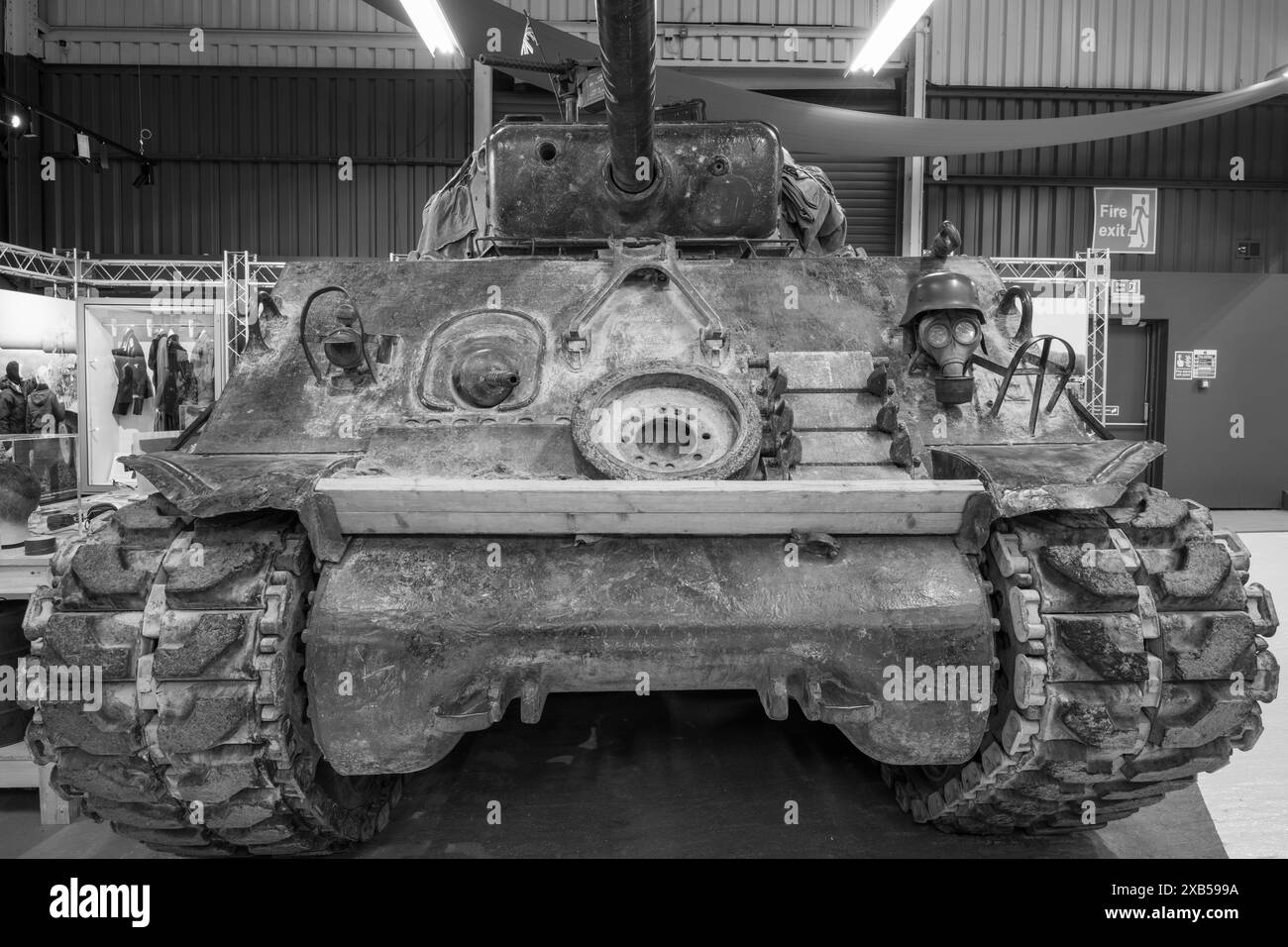 Bovington.Dorset.United Kingdom.February 25th 2024.The Sherman M4A2 ...