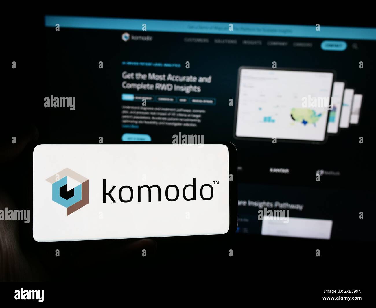 Komodo health logo hi-res stock photography and images - Alamy