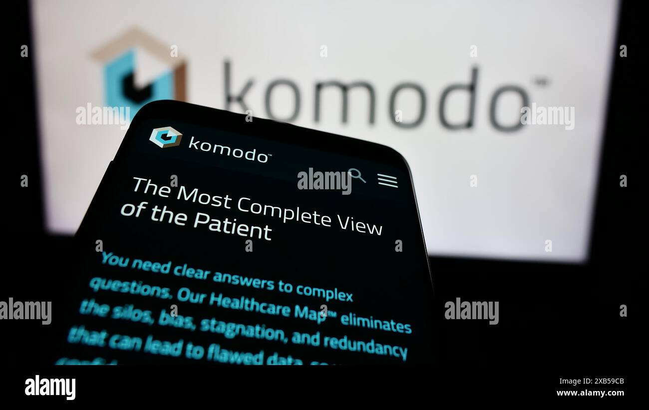 Komodo health logo hi-res stock photography and images - Alamy