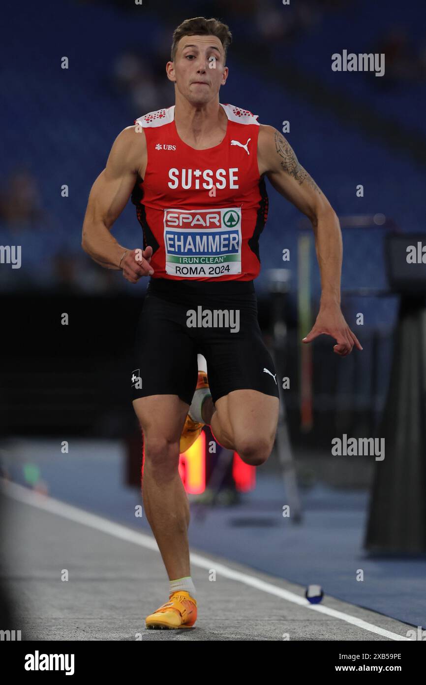 Rome, Italy: Rome, Italy. 8th June, 2024. Simon EHAMMER Swizer compete ...