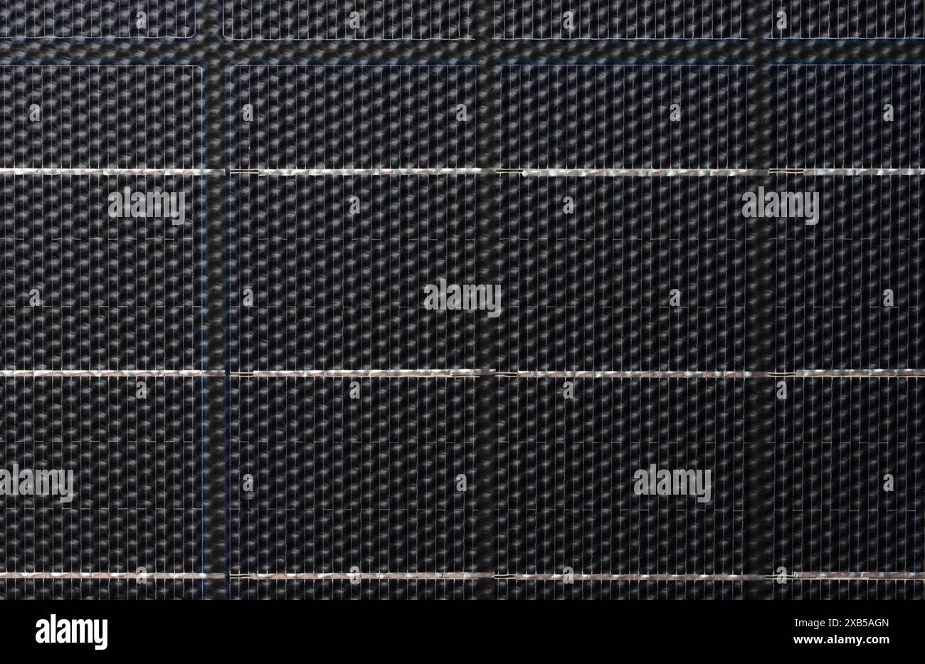 Texture of black monocrystalline solar panel, full frame Stock Photo ...