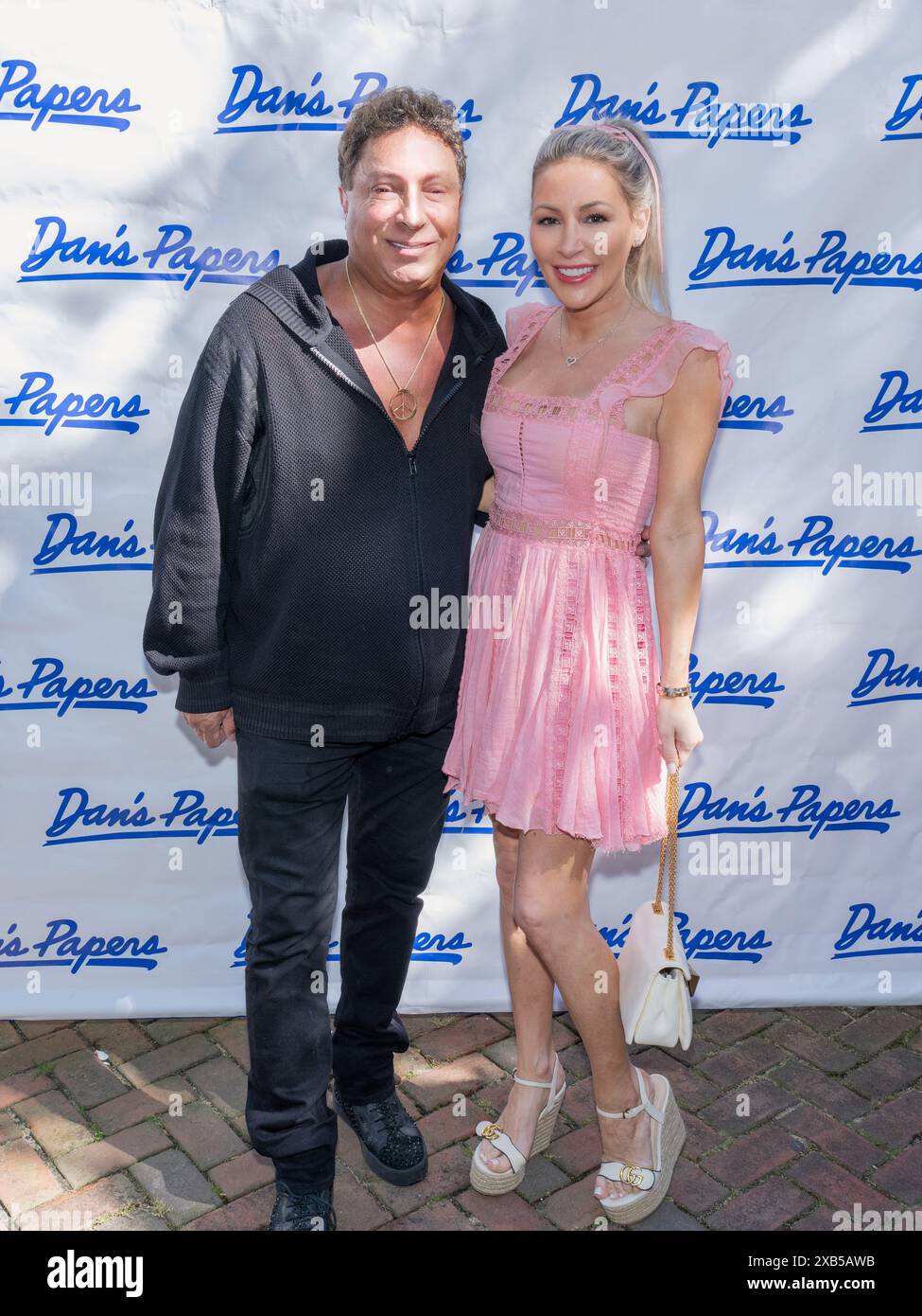 Ivan Wilzig and Angelica Parker attends Dan's Papers VIP Summer Kickoff ...