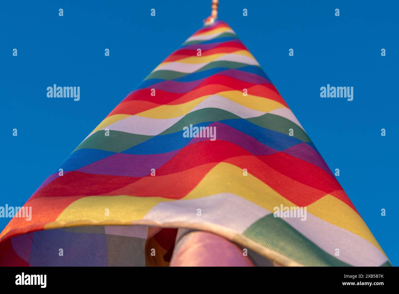 The Wiphala, square emblem, flag to represent some native peoples of ...