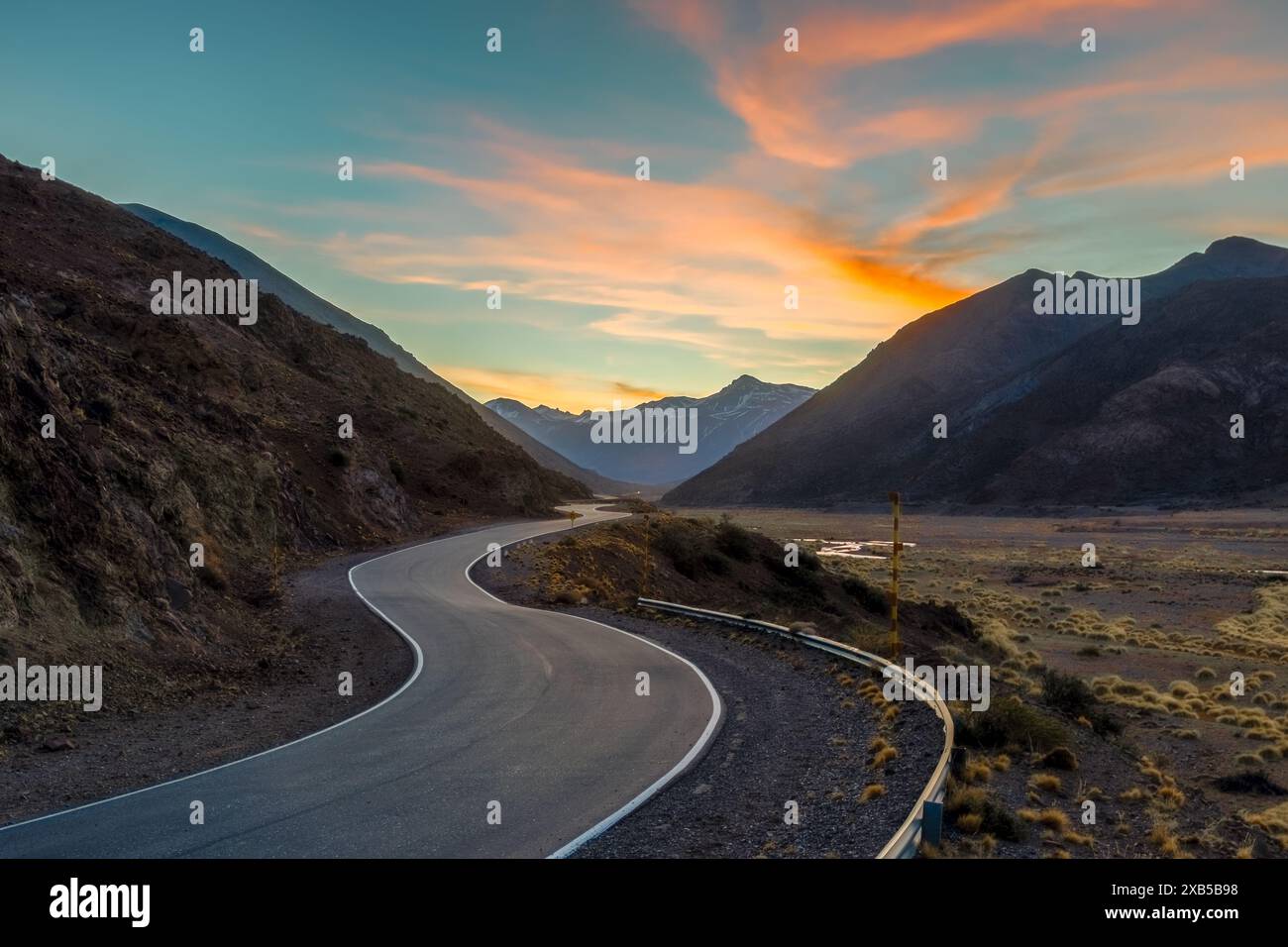 Winding river road between green hi-res stock photography and images ...