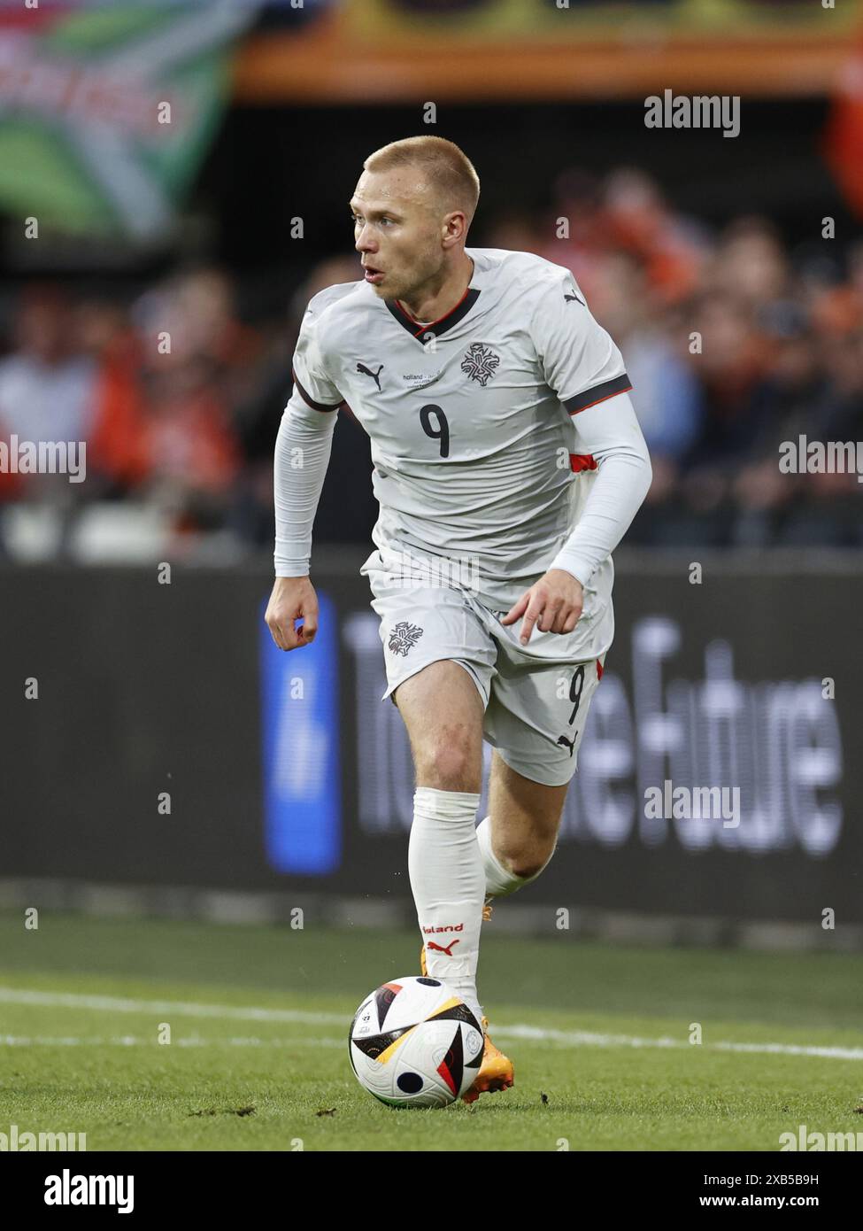 Rotterdam, Netherlands. 10th June, 2024. ROTTERDAM - Jon Dagur ...