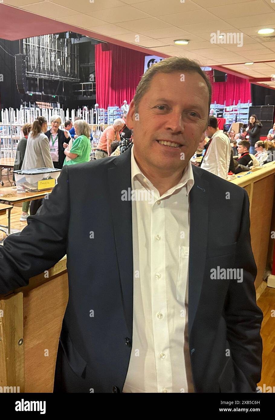 Fianna Fail candidate Barry Cowen at the Midlands-North-West count ...