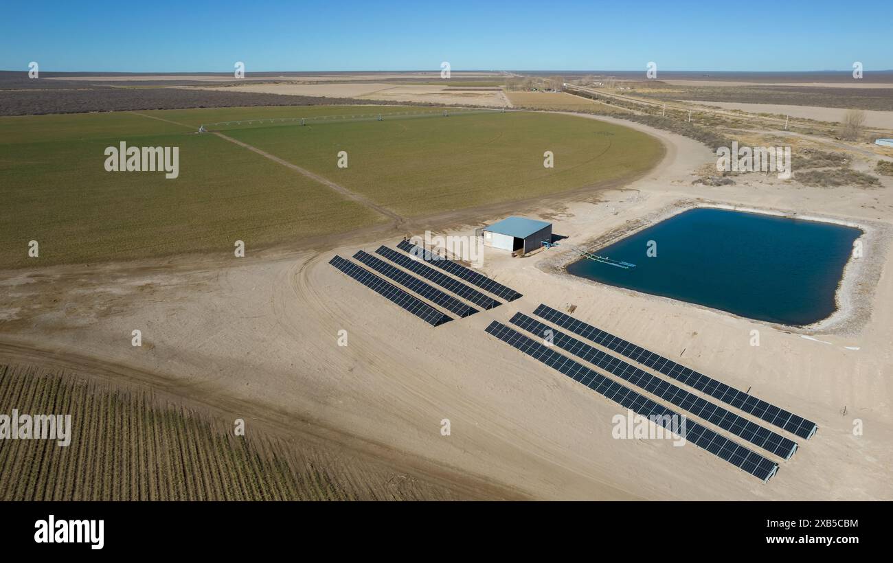 Solar pumping system, for irrigation in pivot plantations. In the ...