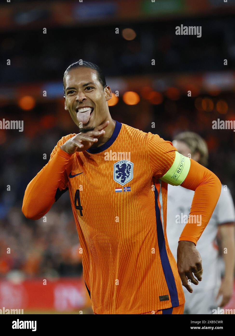 Rotterdam, Netherlands. 10th June, 2024. ROTTERDAM - Virgil van Dijk of ...