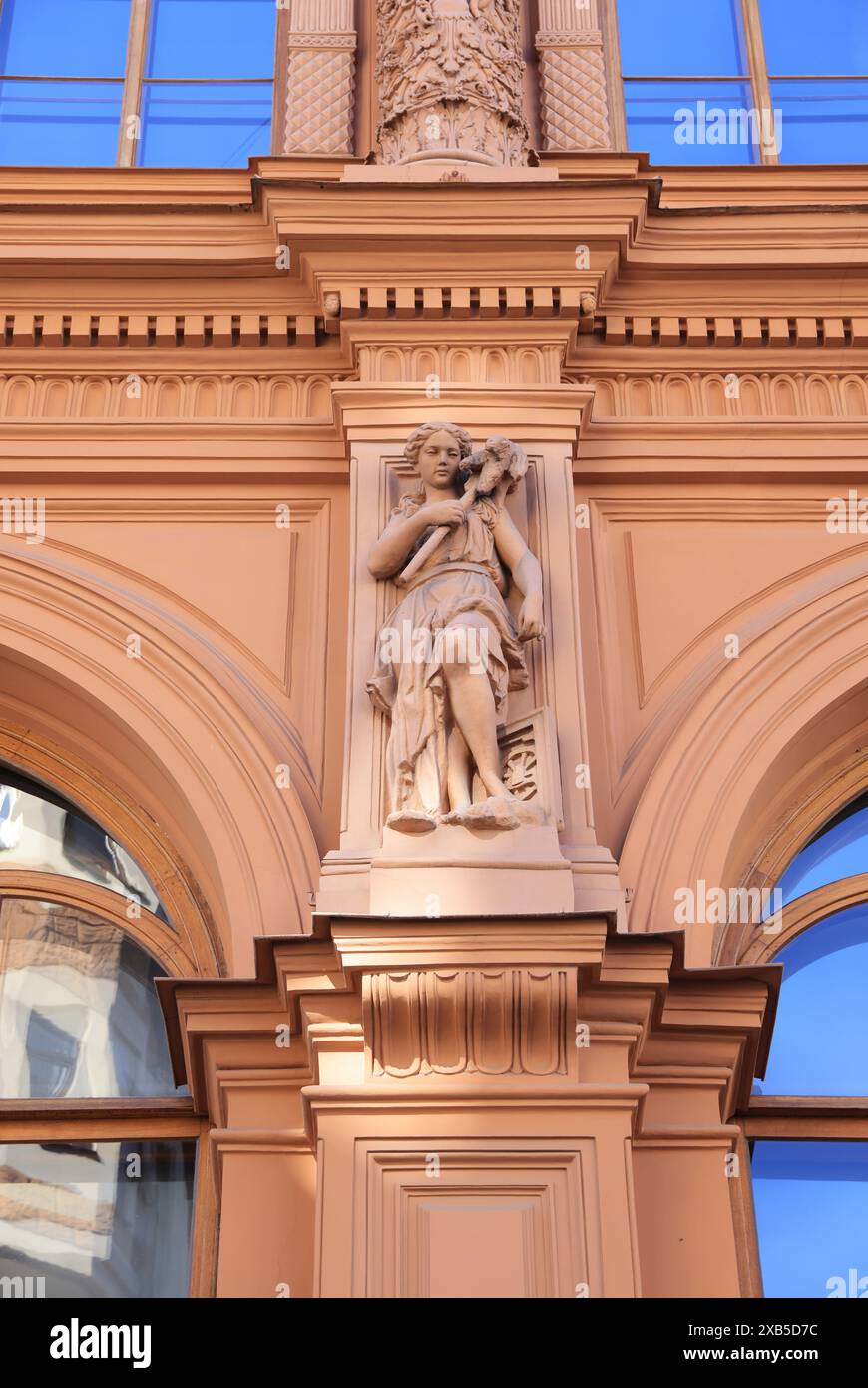 Detail of the Art Museum Riga Bourse which was constructed imitating ...