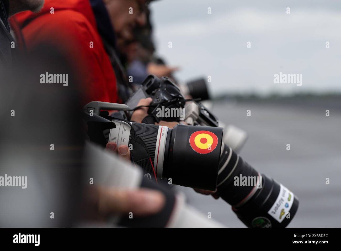 Enthusiasts have their camera’s at ready, during the NATO Tiger Meet ...