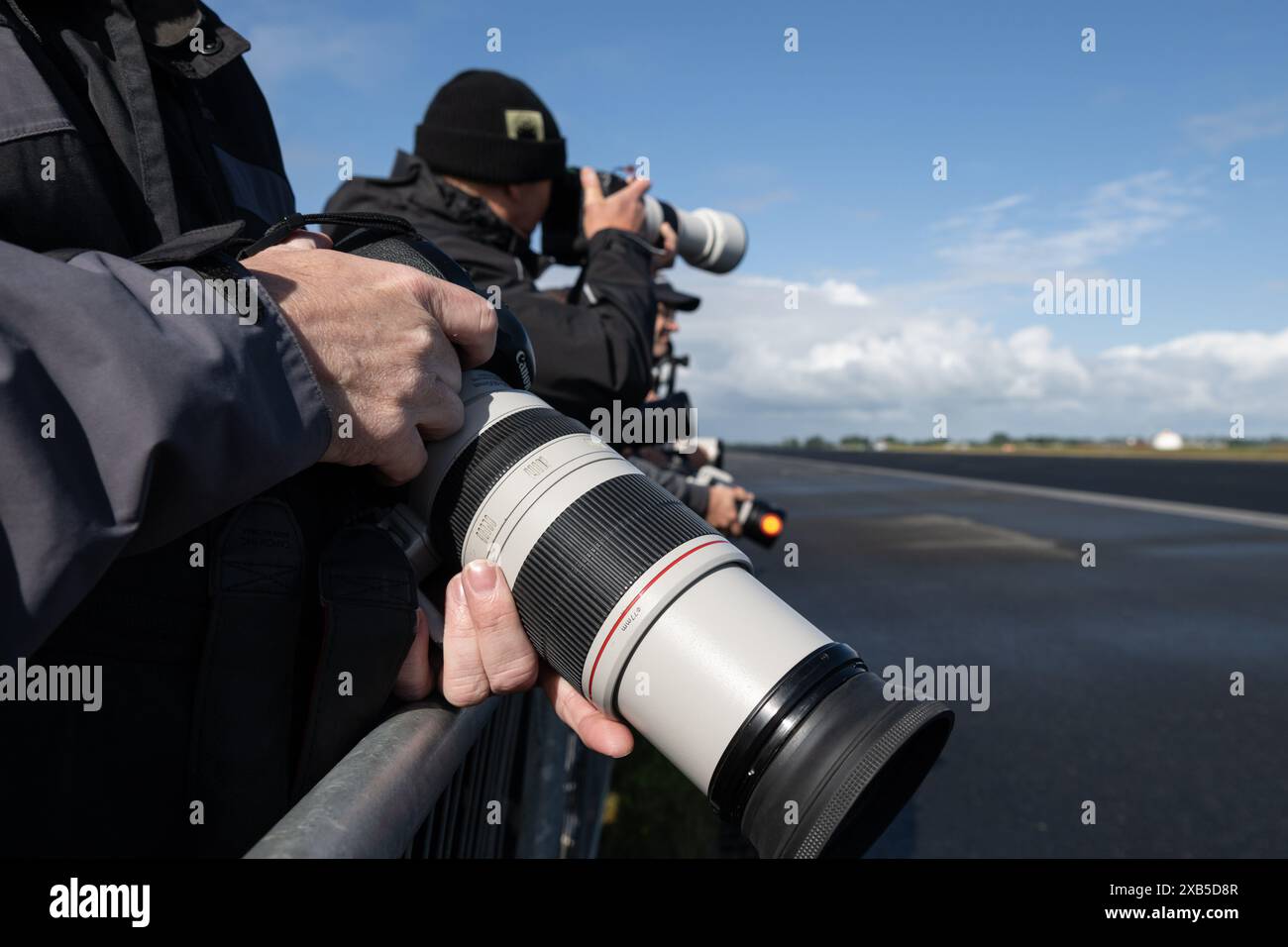Enthusiasts have their camera’s at ready, during the NATO Tiger Meet ...