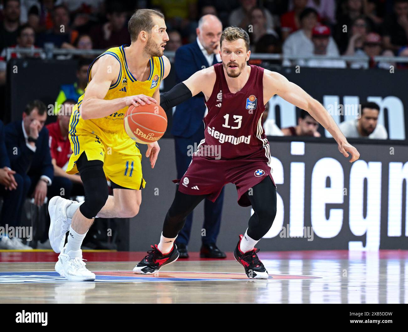 Munich, Germany. 10th June, 2024. Basketball: Bundesliga, FC Bayern ...