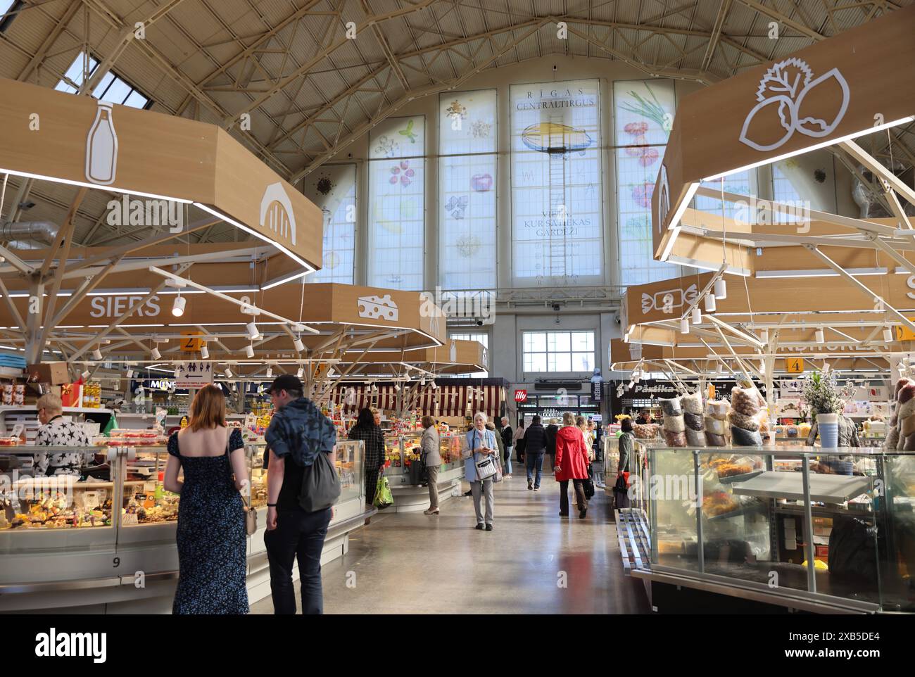 Inside Riga Central Market, one of the largest & oldest markets in ...