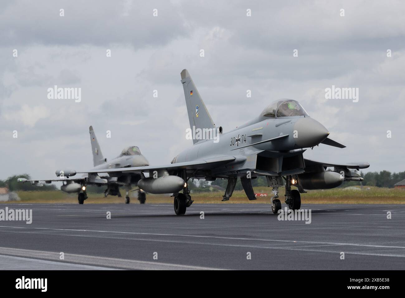 Two EF-2000 Eurofighter of Taktisches Luftwaffen Geschwader 74 ...