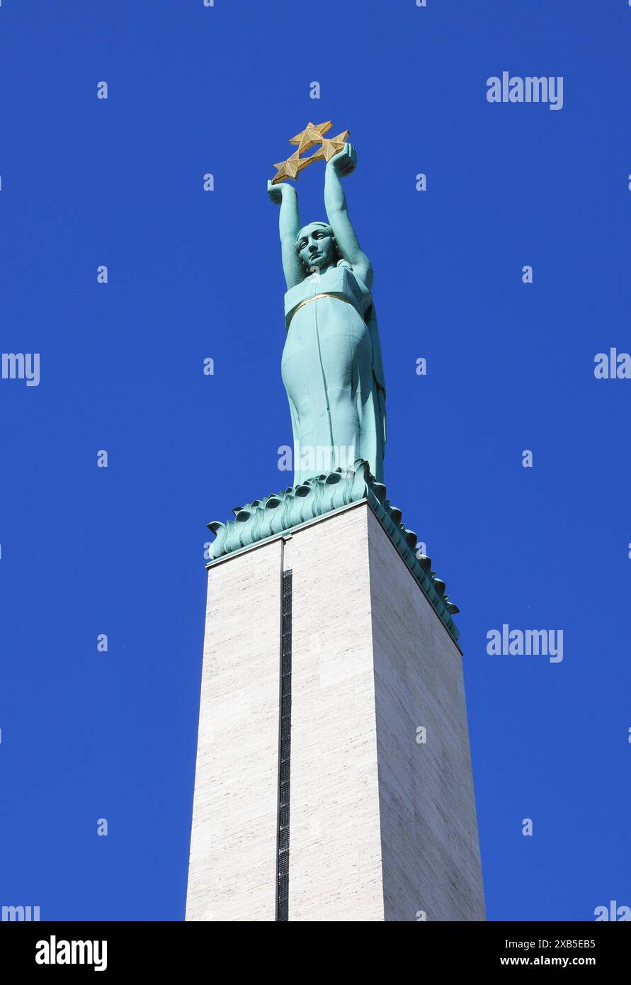 The Freedom Monument in Riga, which symbolizes Latvia's independence ...