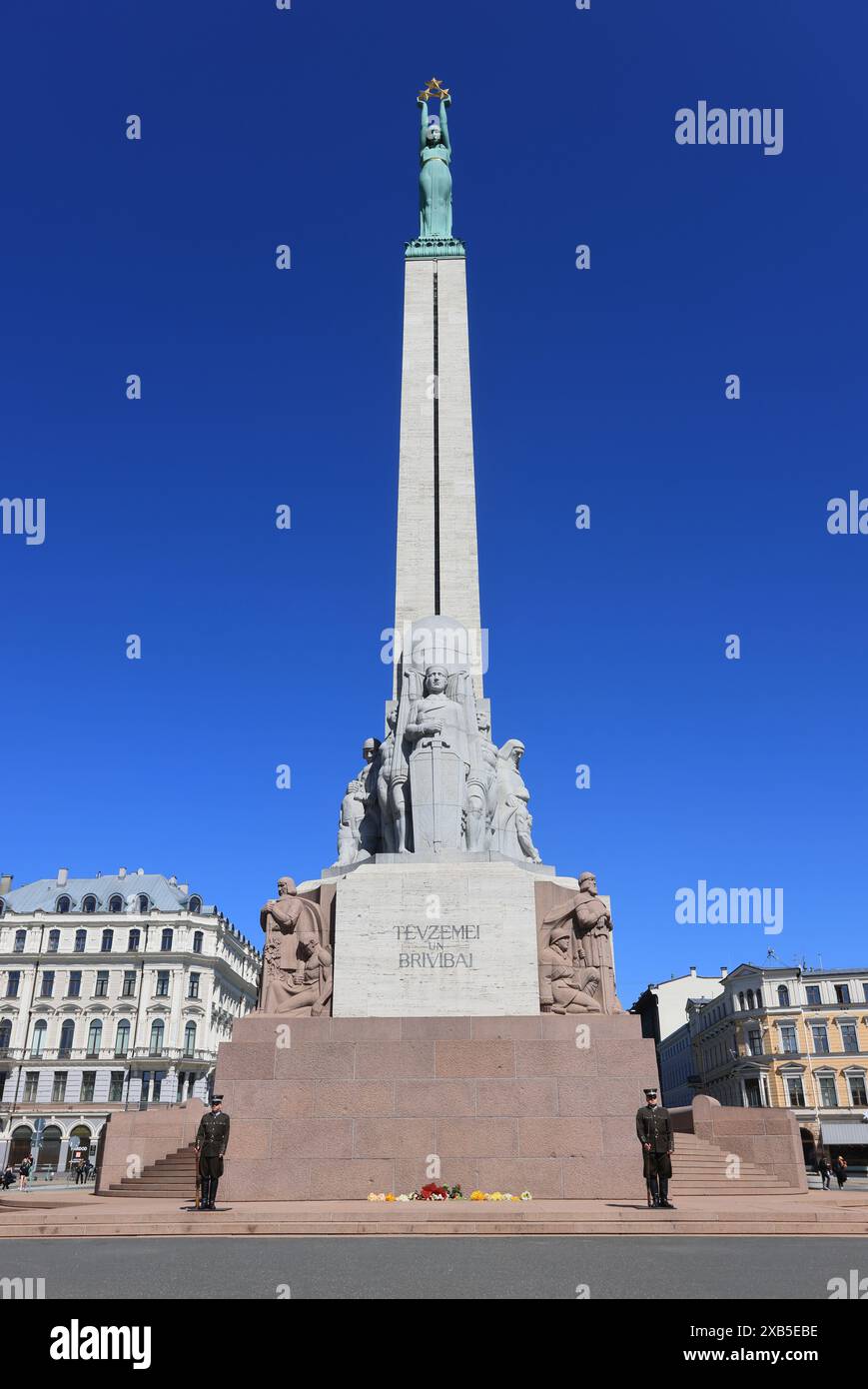 The Freedom Monument in Riga, which symbolizes Latvia's independence ...