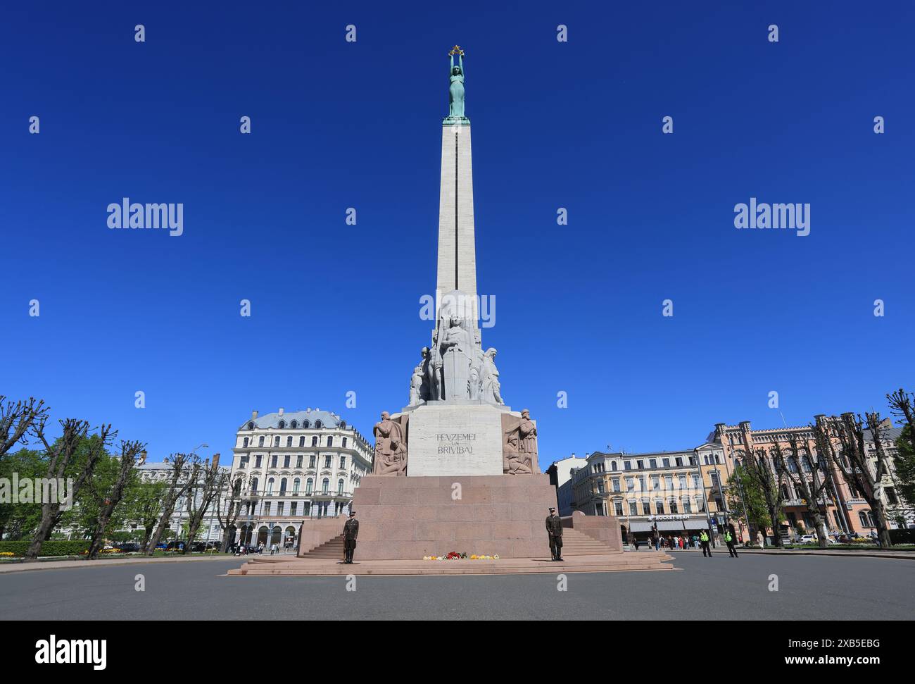 The Freedom Monument in Riga, which symbolizes Latvia's independence ...