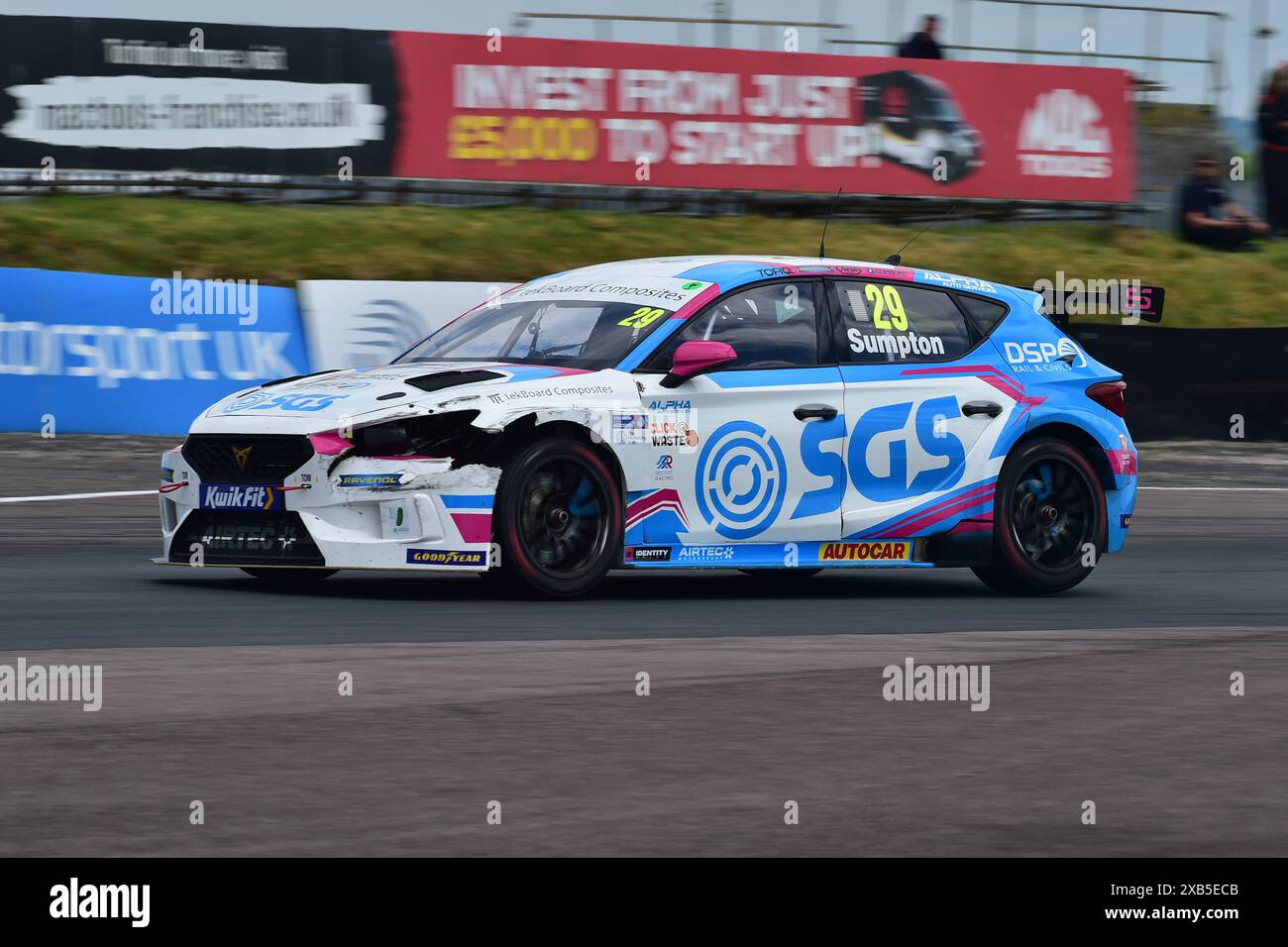 Scott Sumpton, Cupra Leon, Restart Racing, BTCC, British Touring Car Championship, Rounds ten ...