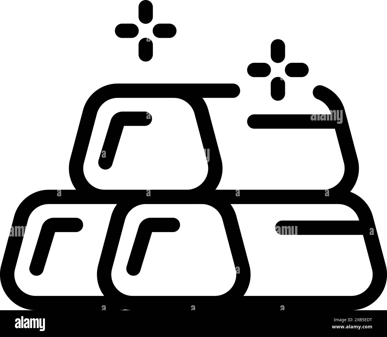 Sparkling gold bars Stock Vector Images - Alamy