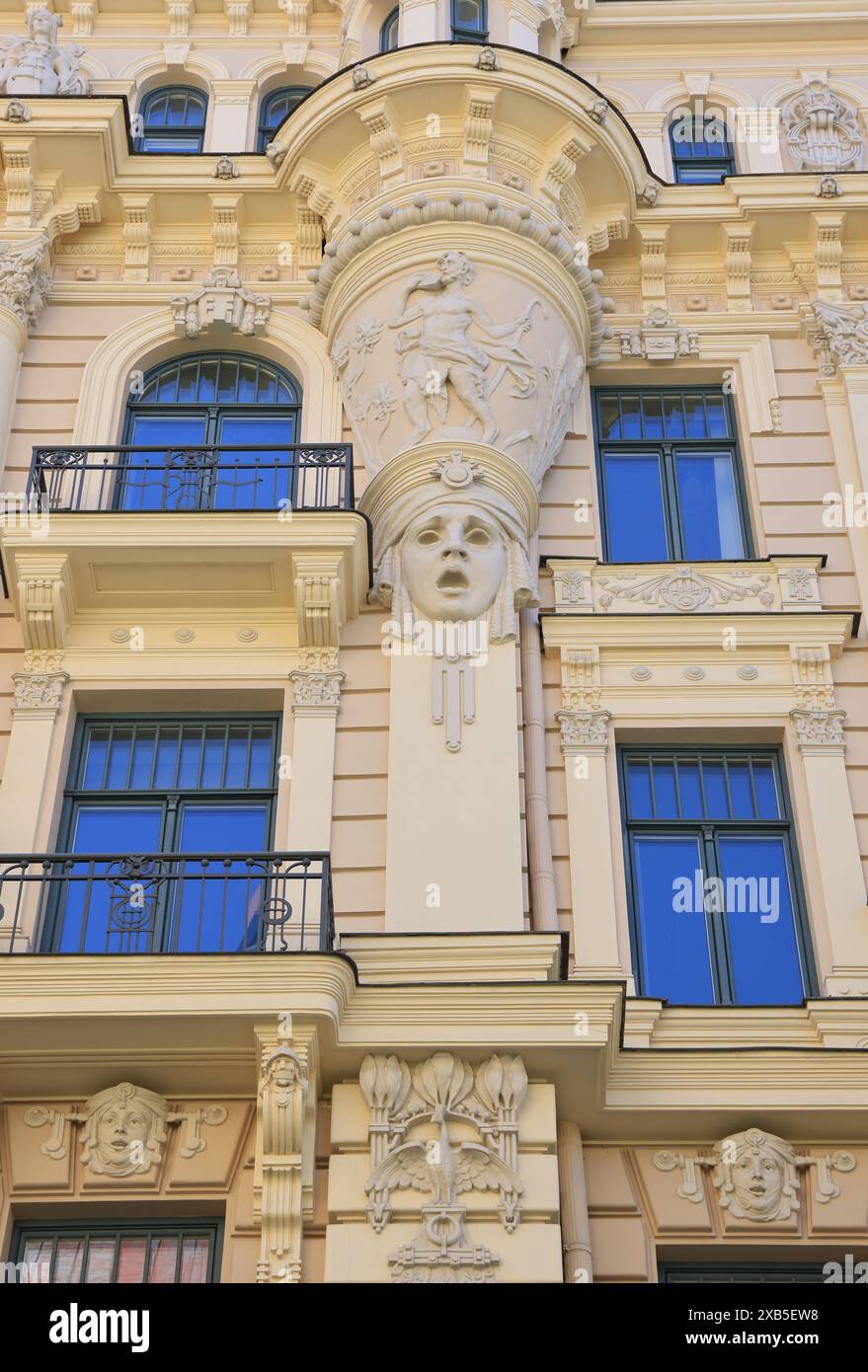 The magnificent historical Art Nouveau buildings on Alberta Street in ...