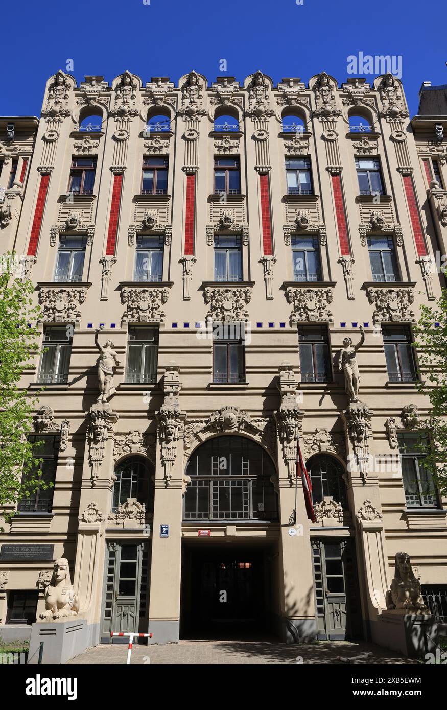 The magnificent historical Art Nouveau buildings on Alberta Street in ...