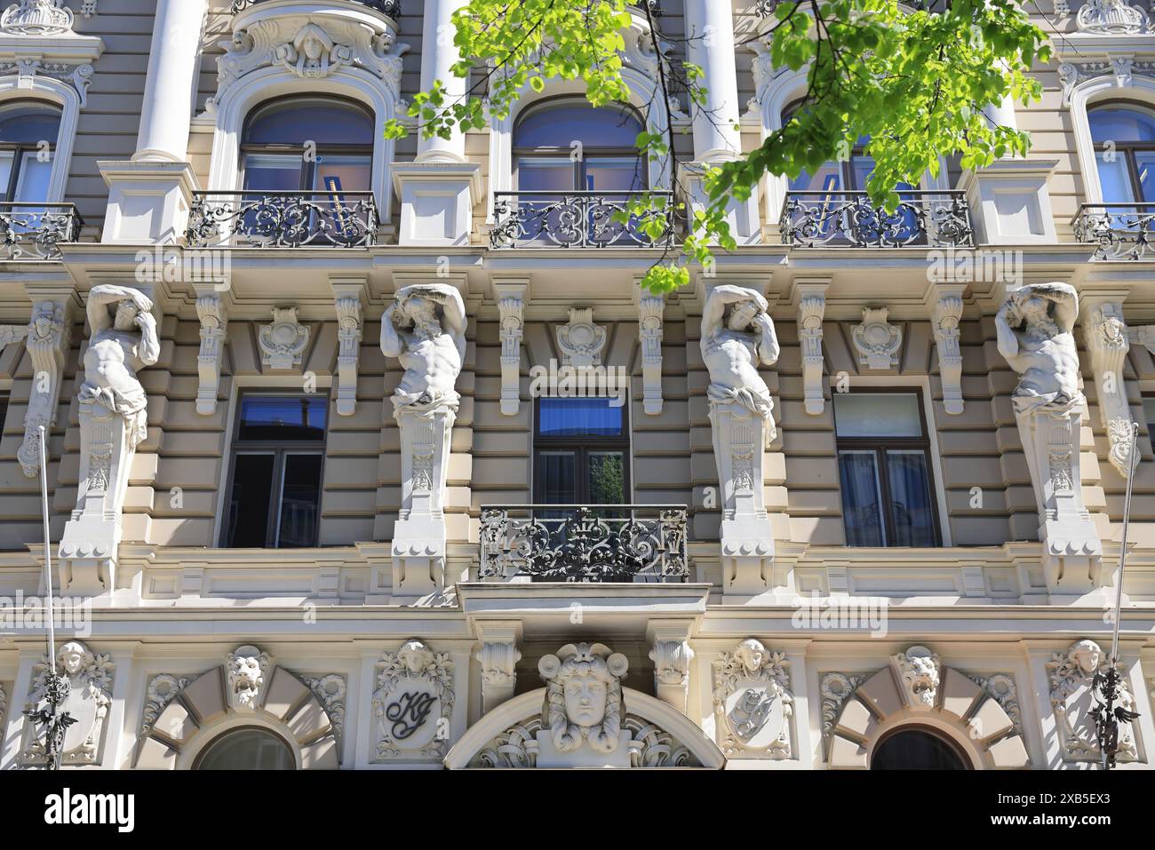 The magnificent historical Art Nouveau buildings on Alberta Street in ...