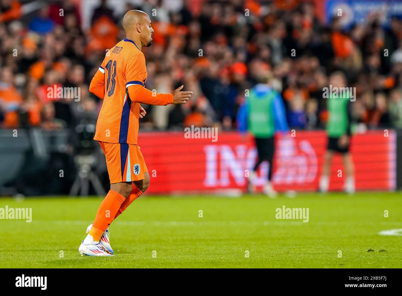ROTTERDAM, NETHERLANDS - JUNE 10: Donyell Malen of Netherlands ...