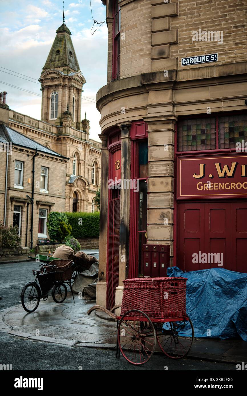 Saltaire village is transformed by the filming of Alan Bennett's The ...