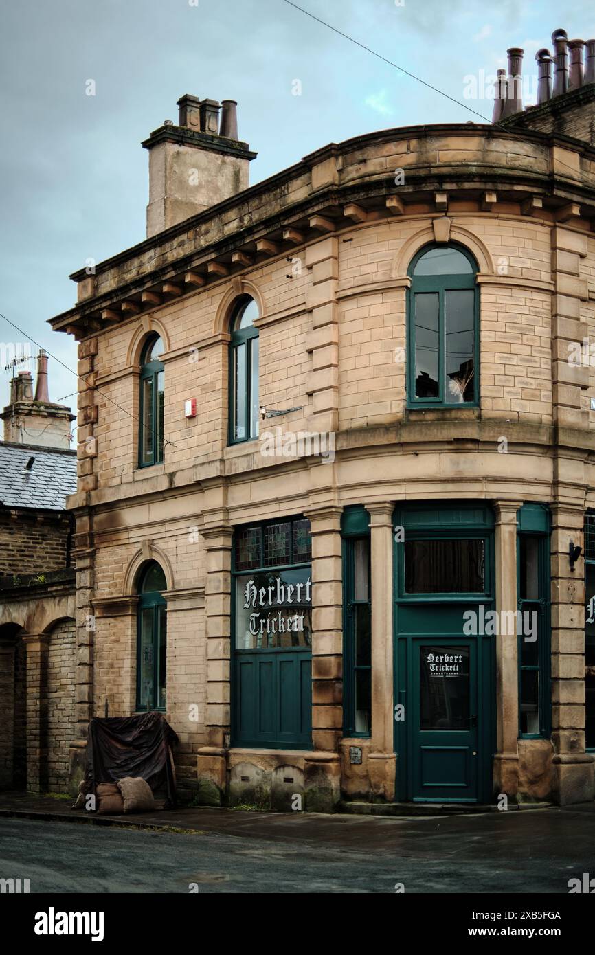 Filming taking place in saltaire hi-res stock photography and images ...