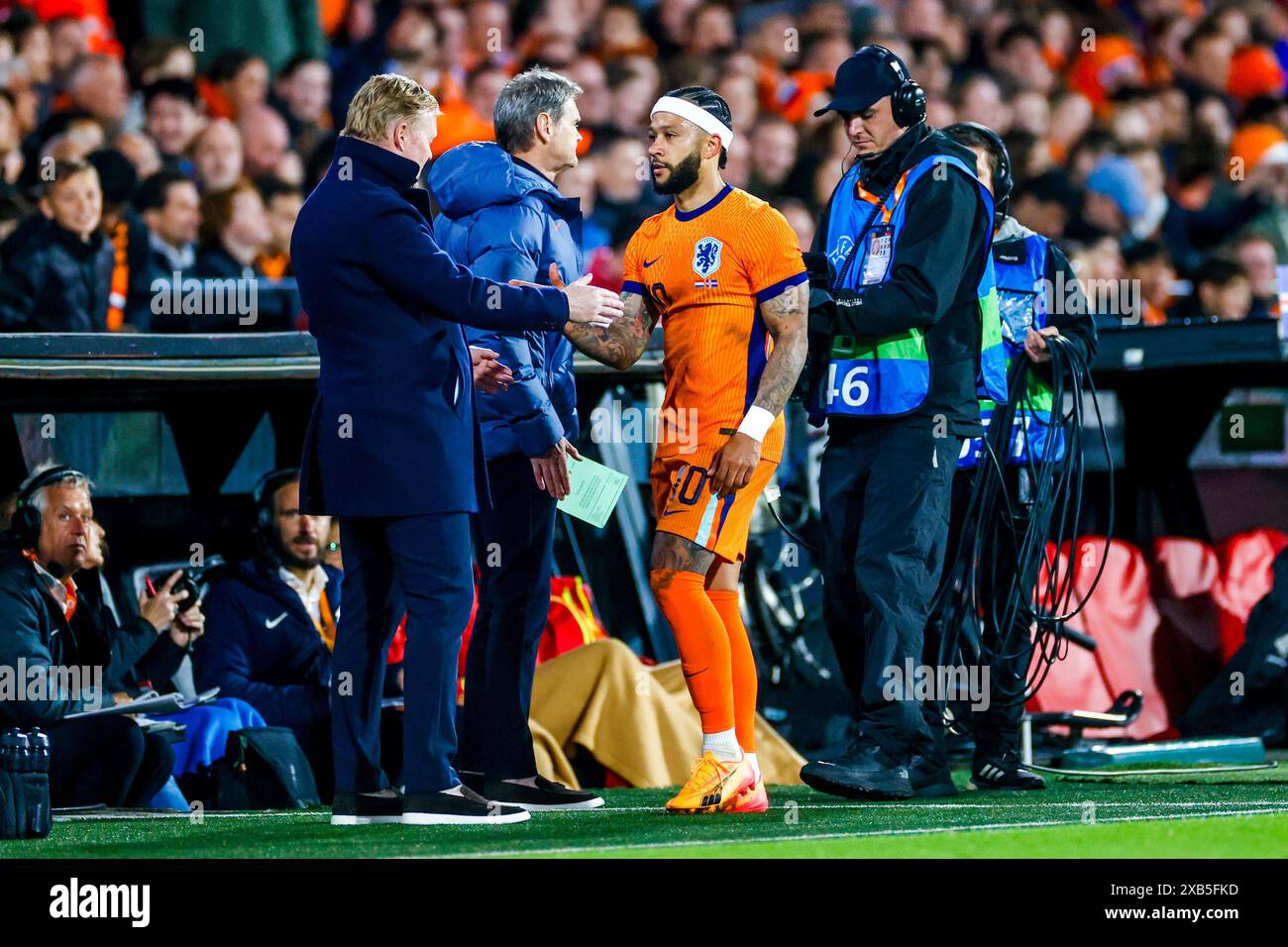Rotterdam, Netherlands. 10th June, 2024. ROTTERDAM, 10-06-2024, Stadium ...