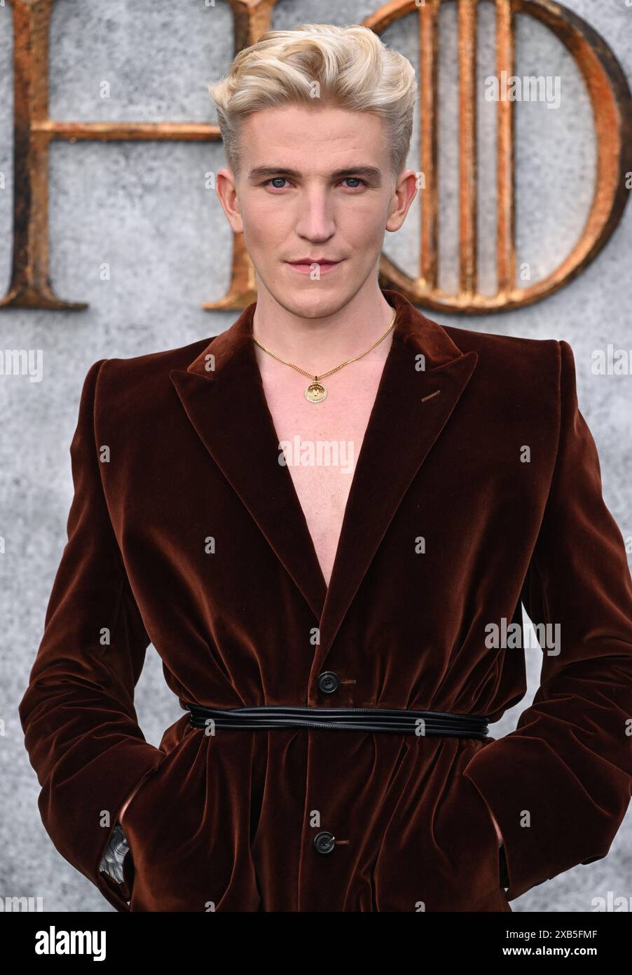 London, UK. June 10th, 2024. Ewan Mitchell arriving at the House of The ...