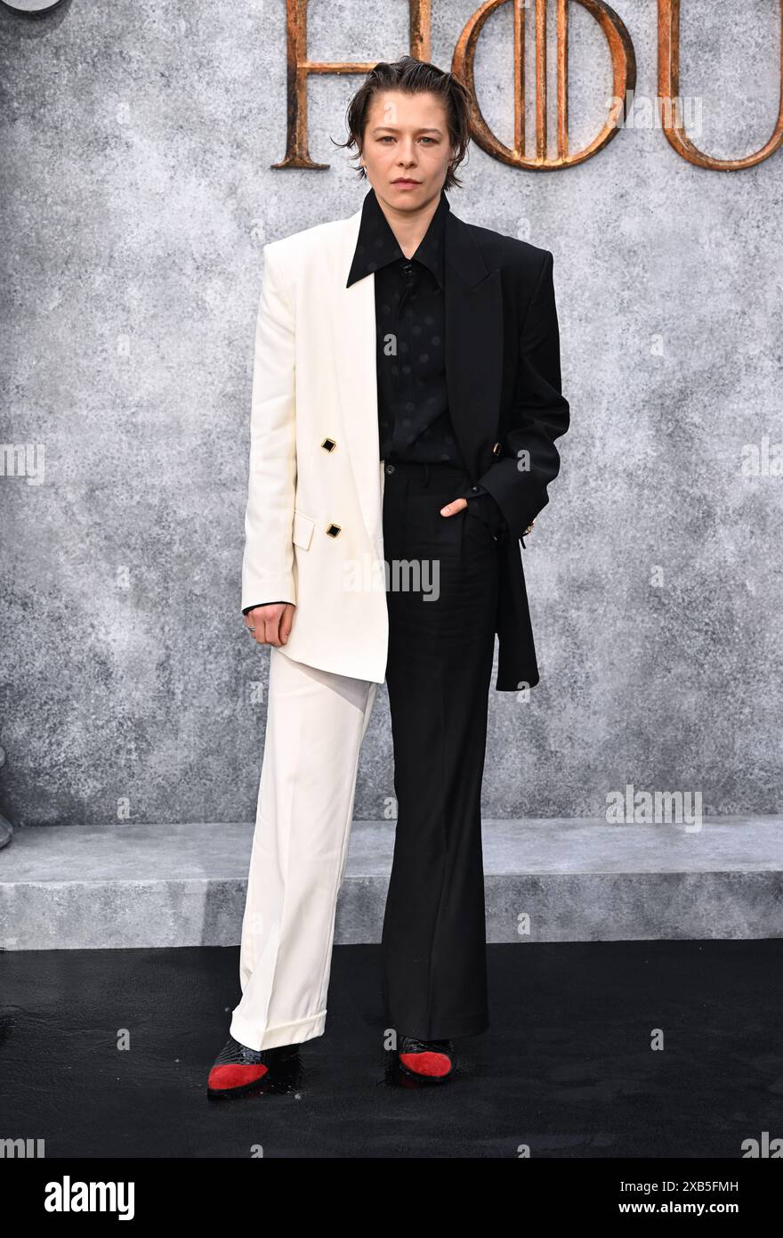 London, UK. June 10th, 2024. Emma D’Arcy arriving at the House of The ...