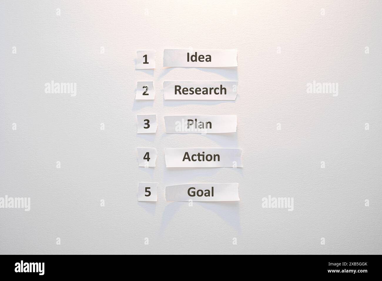 Discipline make steps to success hi-res stock photography and images ...