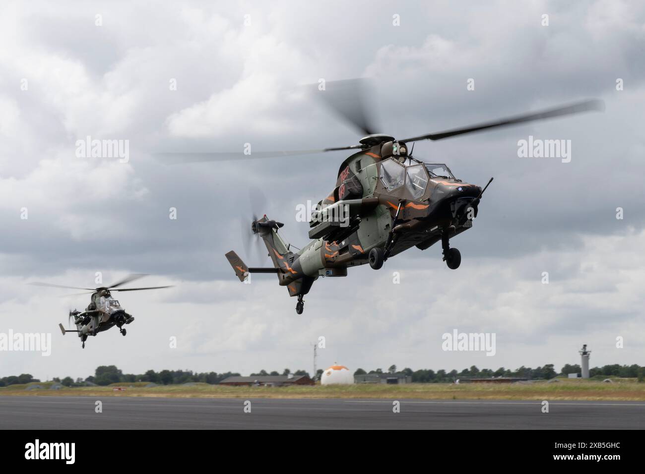 Jagel, Germany. 10th June, 2024. Two Eurocopter Tiger of Escadrille d ...