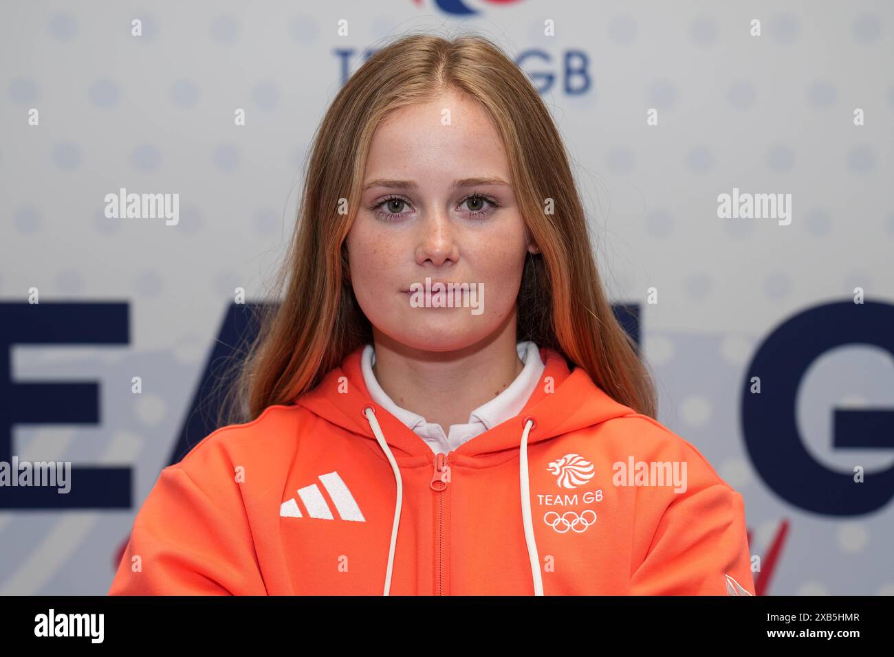 Freya Black during a Team GB kitting out session for Paris 2024 at ...