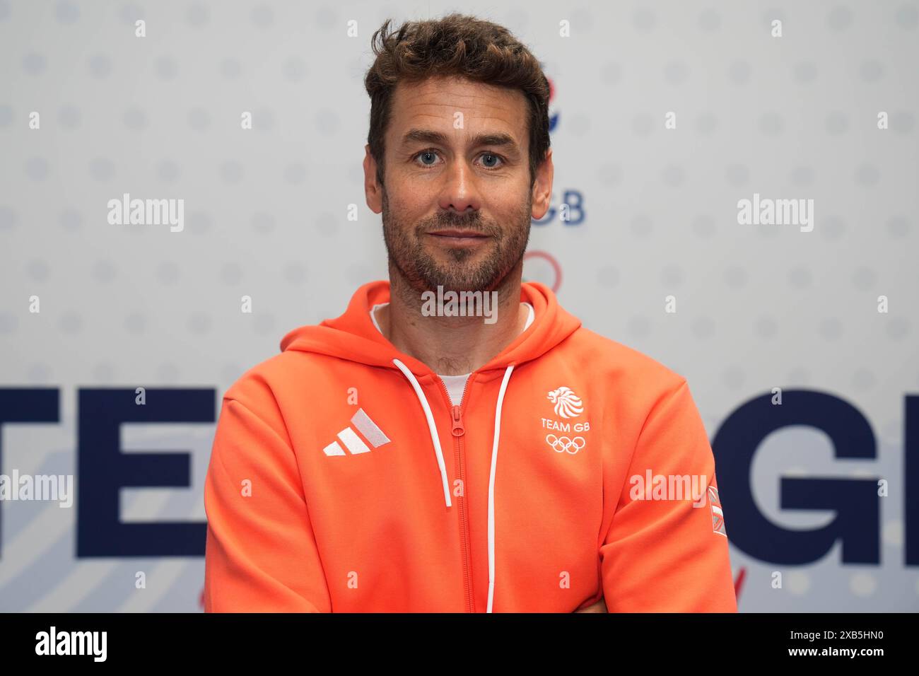John Gimson during a Team GB kitting out session for Paris 2024 at ...
