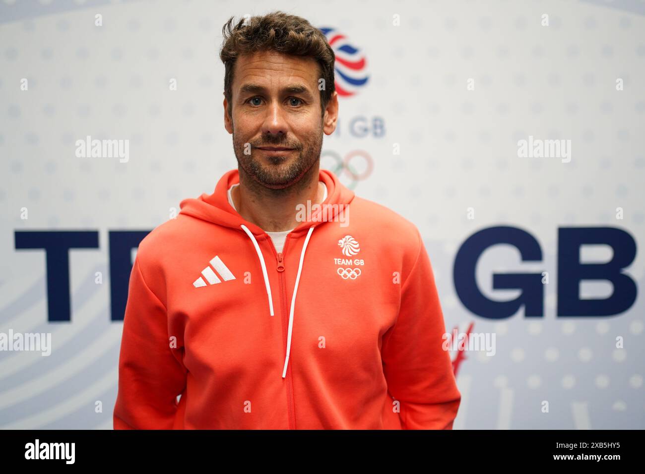 John Gimson during a Team GB kitting out session for Paris 2024 at ...