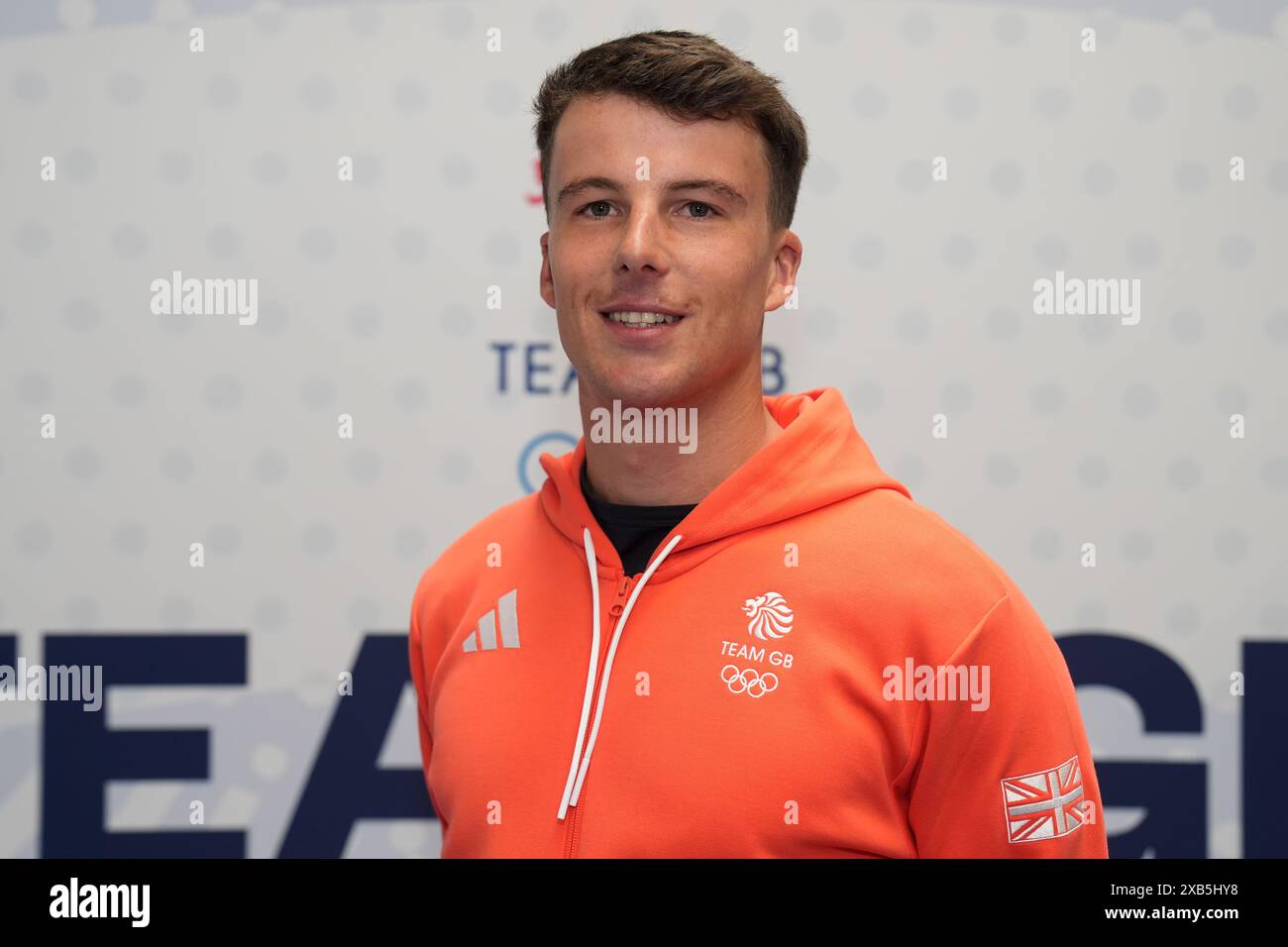 Micky Beckett during a Team GB kitting out session for Paris 2024 at ...