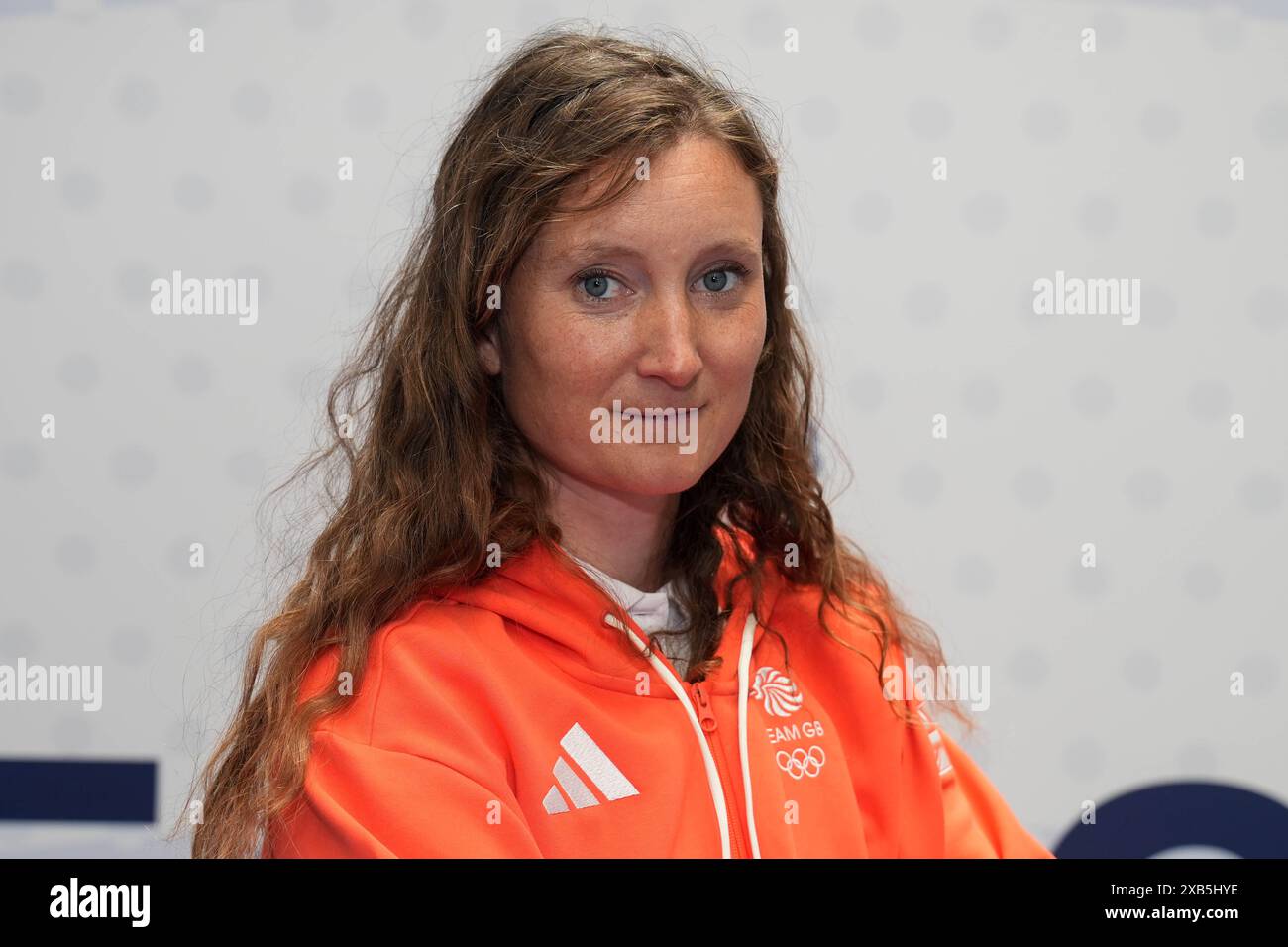 Hannah Snellgrove during a Team GB kitting out session for Paris 2024 ...