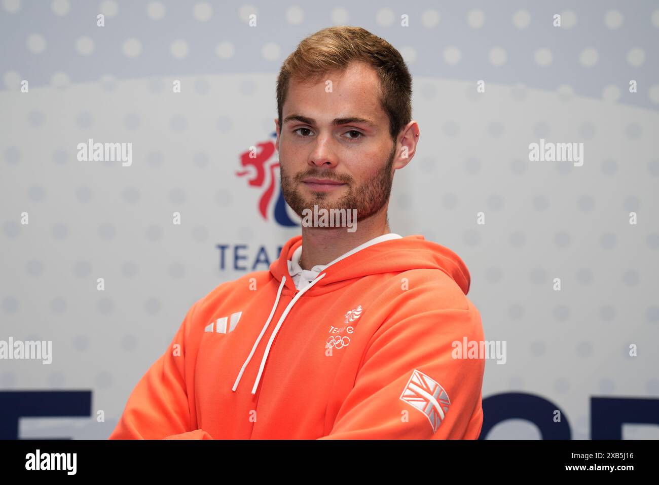 David Ambler during a Team GB kitting out session for Paris 2024 at ...