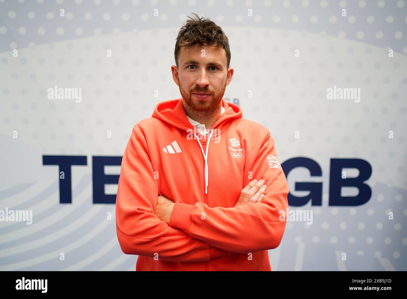 Morgan Bolding during a Team GB kitting out session for Paris 2024 at ...