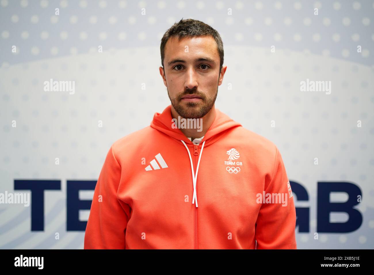 Sholto Carnegie during a Team GB kitting out session for Paris 2024 at ...