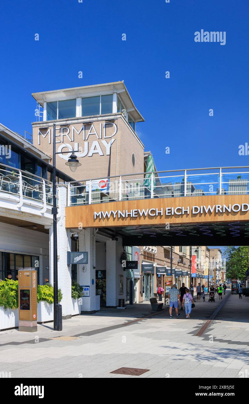 Mermaid Quay, Cardiff Bay, Wales Stock Photo - Alamy