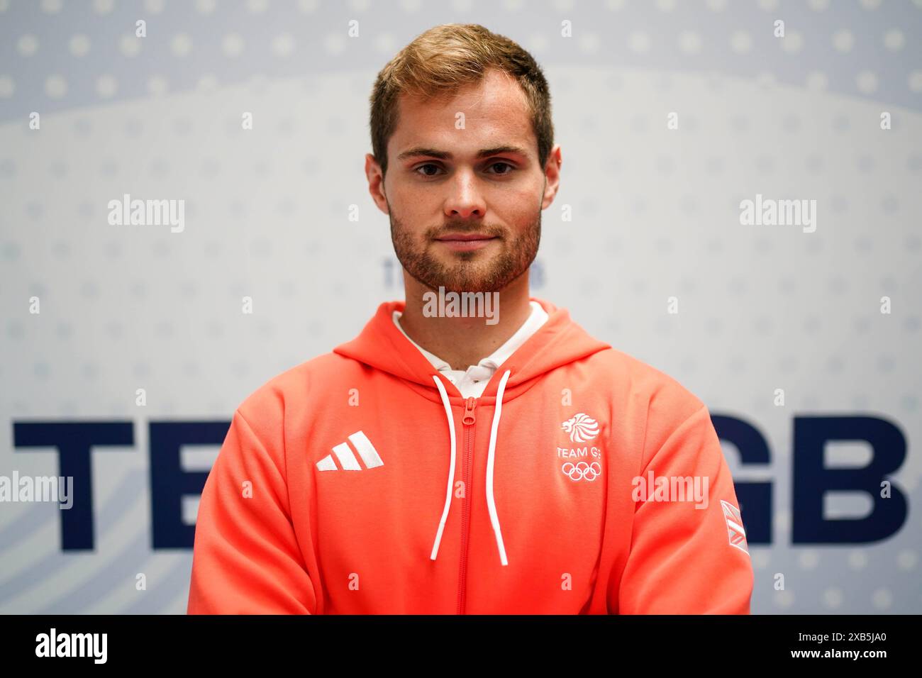 David Ambler during a Team GB kitting out session for Paris 2024 at ...