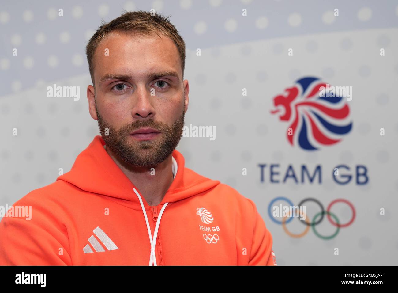 Ollie Wynne-Griffith during a Team GB kitting out session for Paris ...