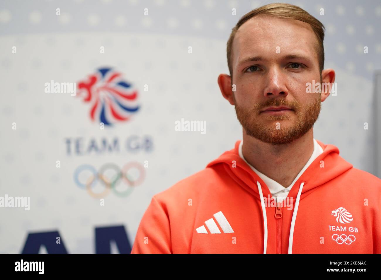 James Rudkin during a Team GB kitting out session for Paris 2024 at ...
