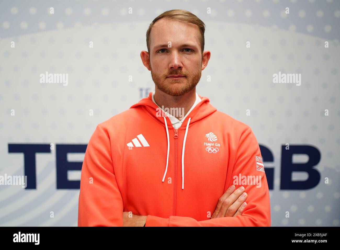 James Rudkin during a Team GB kitting out session for Paris 2024 at ...