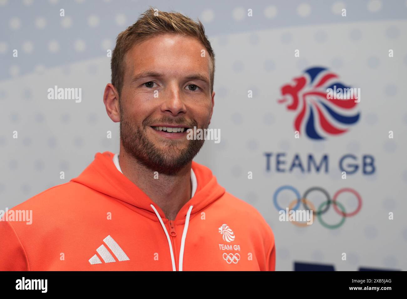 Tom Ford during a Team GB kitting out session for Paris 2024 at ...